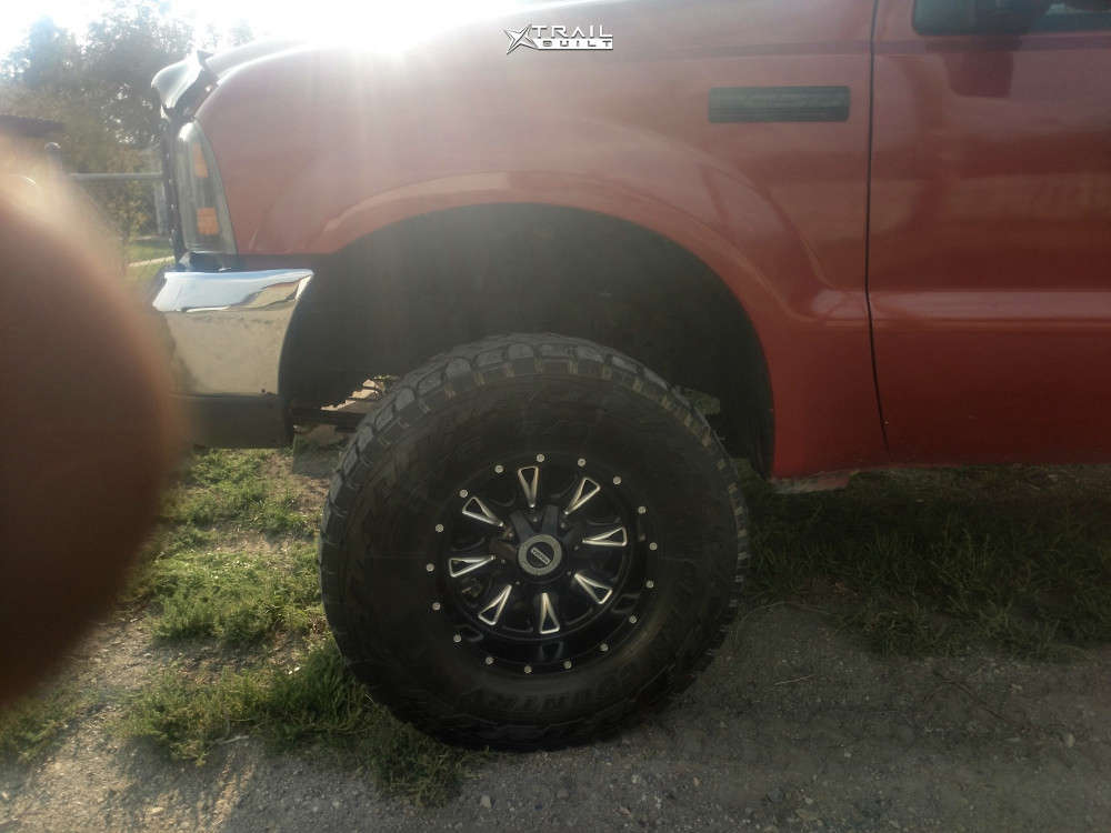 2000 Ford F-250 Super Duty Wheel Offset Aggressive > 1" Outside Fender ...
