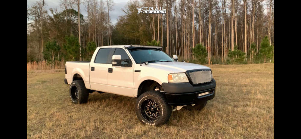 2008 Ford F-150 Wheel Offset Super Aggressive 3"-5" Suspension Lift 6 ...
