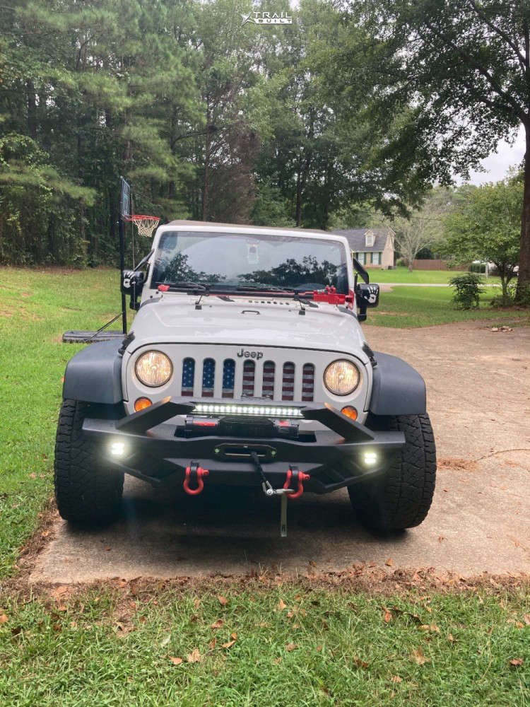 2017 Jeep Wrangler JK Wheel Offset Aggressive > 1" Outside Fender Stock ...