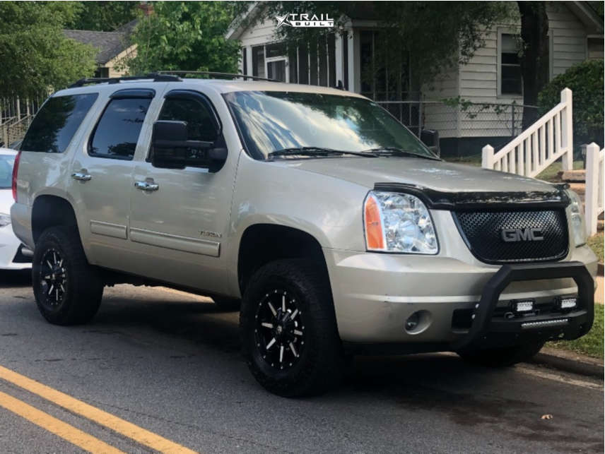 2013 GMC Yukon Wheel Offset Aggressive > 1" Outside Fender Suspension ...