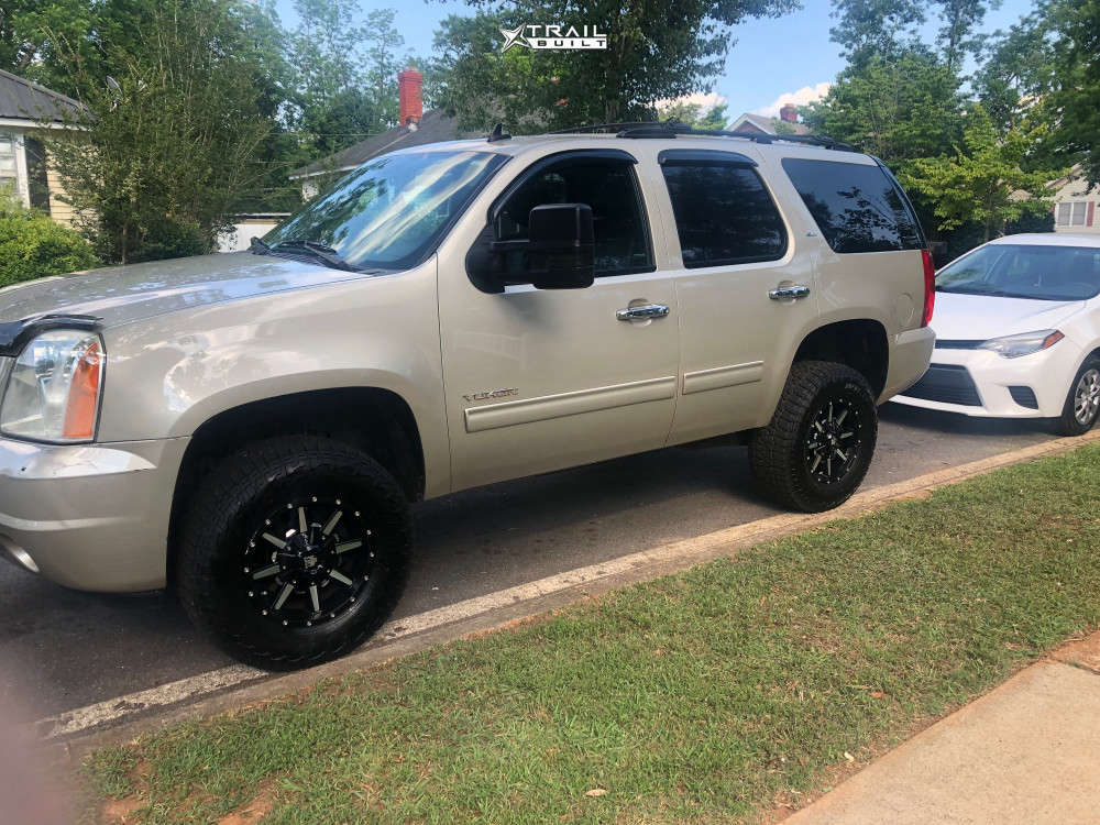 2013 GMC Yukon Wheel Offset Aggressive > 1" Outside Fender Suspension ...