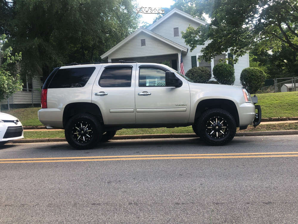 2013 GMC Yukon Wheel Offset Aggressive > 1" Outside Fender Suspension ...