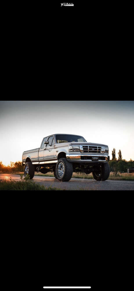 1997 Ford F-250 Wheel Offset Super Aggressive 3"-5" Suspension Lift 6.5 ...