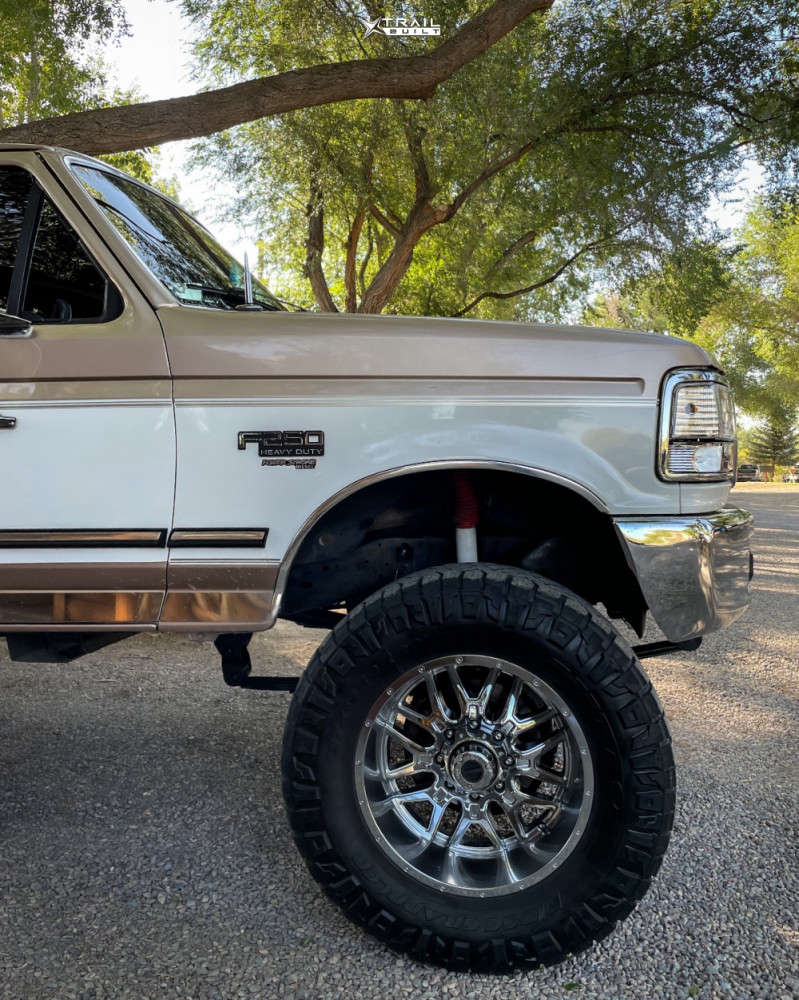 1997 Ford F-250 Wheel Offset Super Aggressive 3"-5" Suspension Lift 6.5 ...