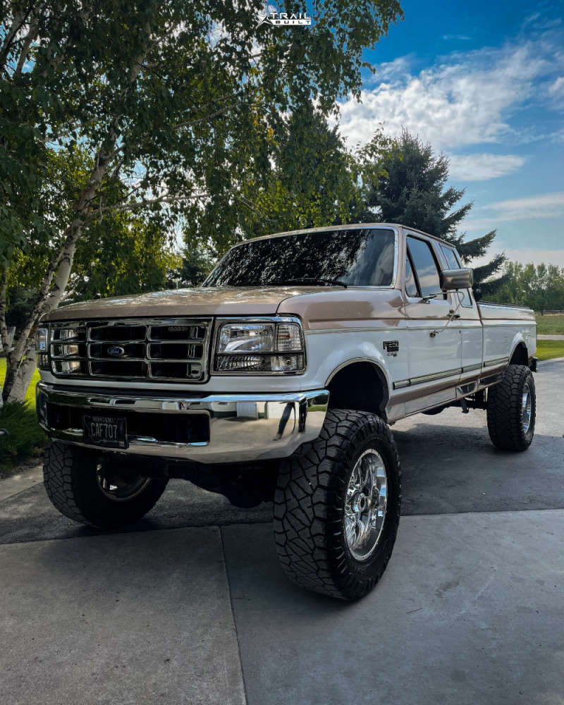 1997 Ford F-250 Wheel Offset Super Aggressive 3"-5" Suspension Lift 6.5 ...