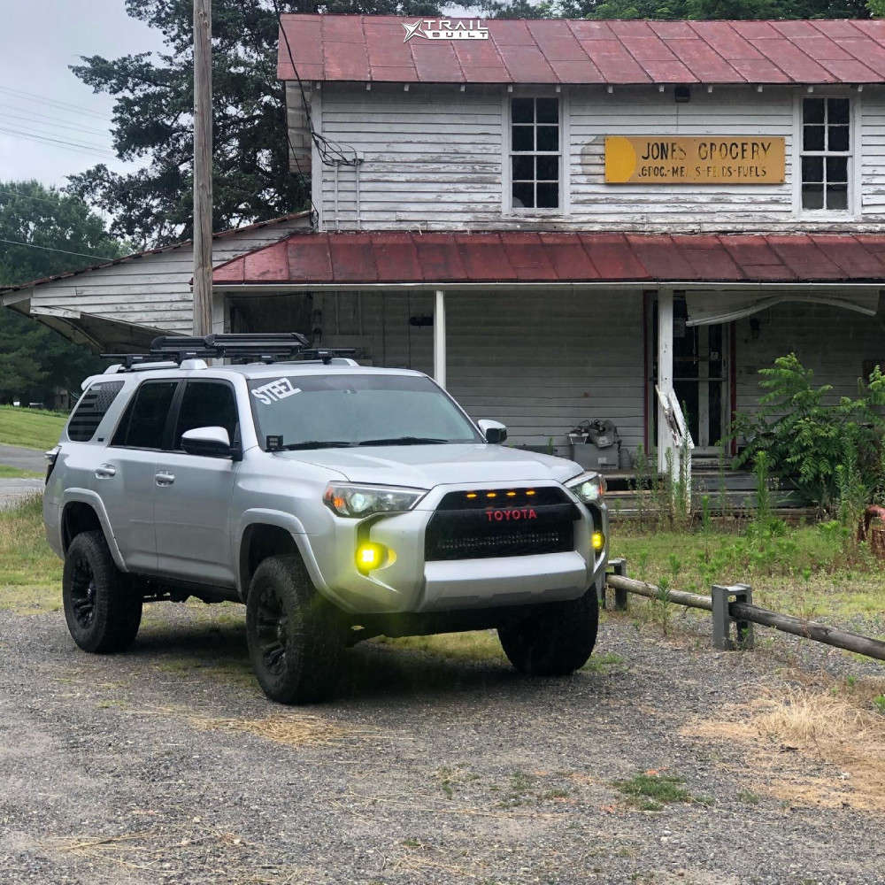 2017 Toyota 4Runner Wheel Offset Slightly Aggressive Suspension Lift 3 ...