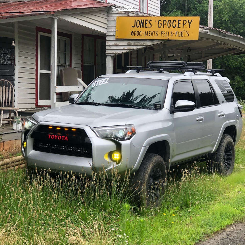 2017 Toyota 4Runner Wheel Offset Slightly Aggressive Suspension Lift 3 ...
