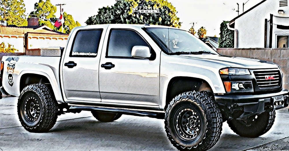 2010 GMC Canyon Wheel Offset Aggressive > 1" Outside Fender Suspension ...