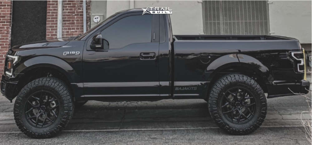 2018 Ford F-150 Wheel Offset Aggressive > 1" Outside Fender Suspension ...