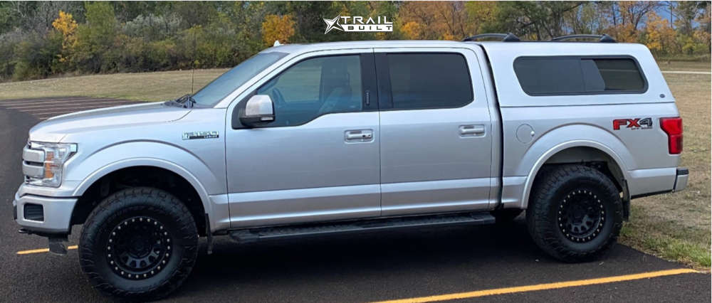 2018 Ford F-150 Wheel Offset Aggressive > 1" Outside Fender Leveling ...
