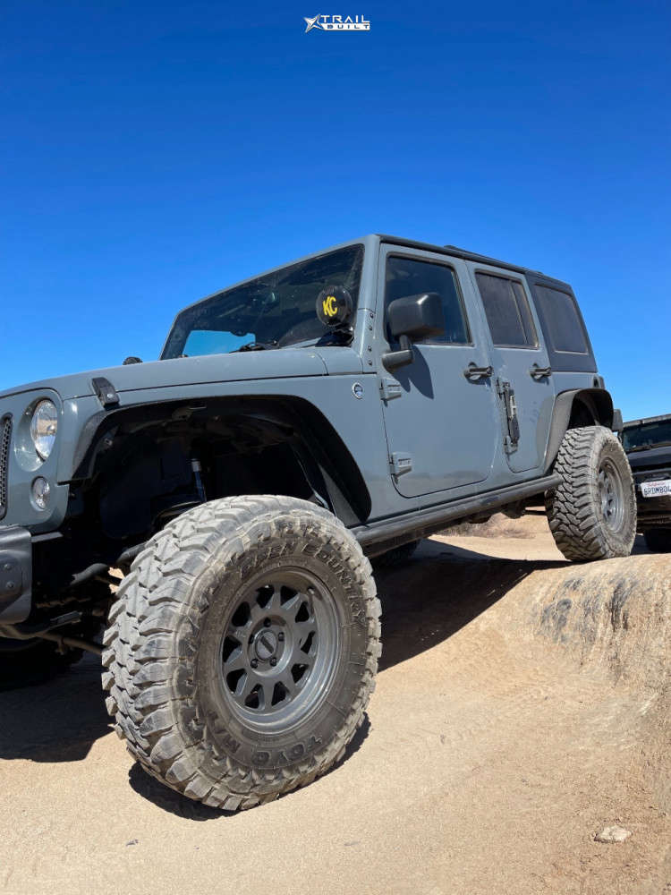 2016 Jeep Wrangler Wheel Offset Slightly Aggressive Suspension Lift 2.5 ...