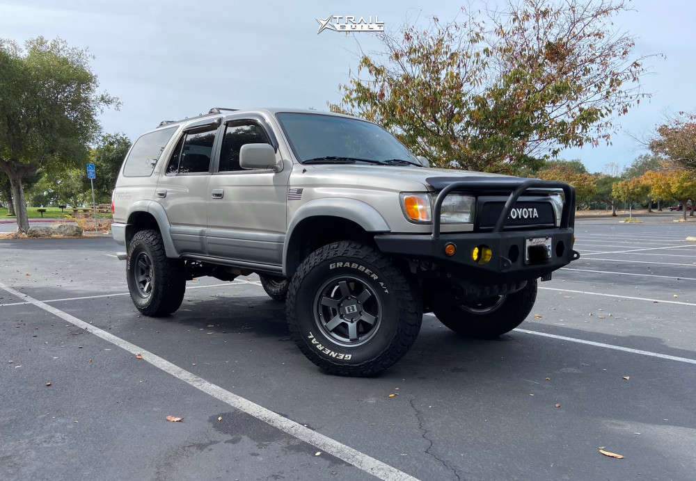 1996 Toyota 4Runner Wheel Offset Slightly Aggressive Suspension Lift 3 ...