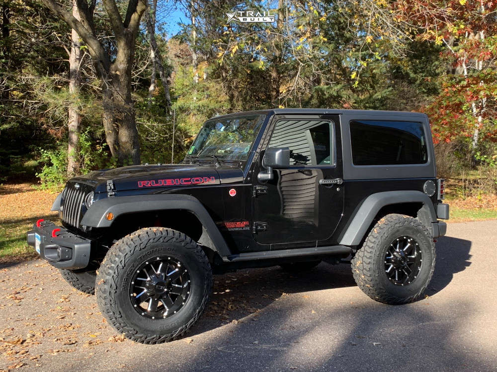 2017 Jeep Wrangler Wheel Offset Slightly Aggressive Leveling Kit ...