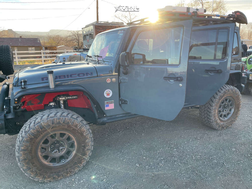 2013 Jeep Wrangler Wheel Offset Slightly Aggressive Suspension Lift 3 ...