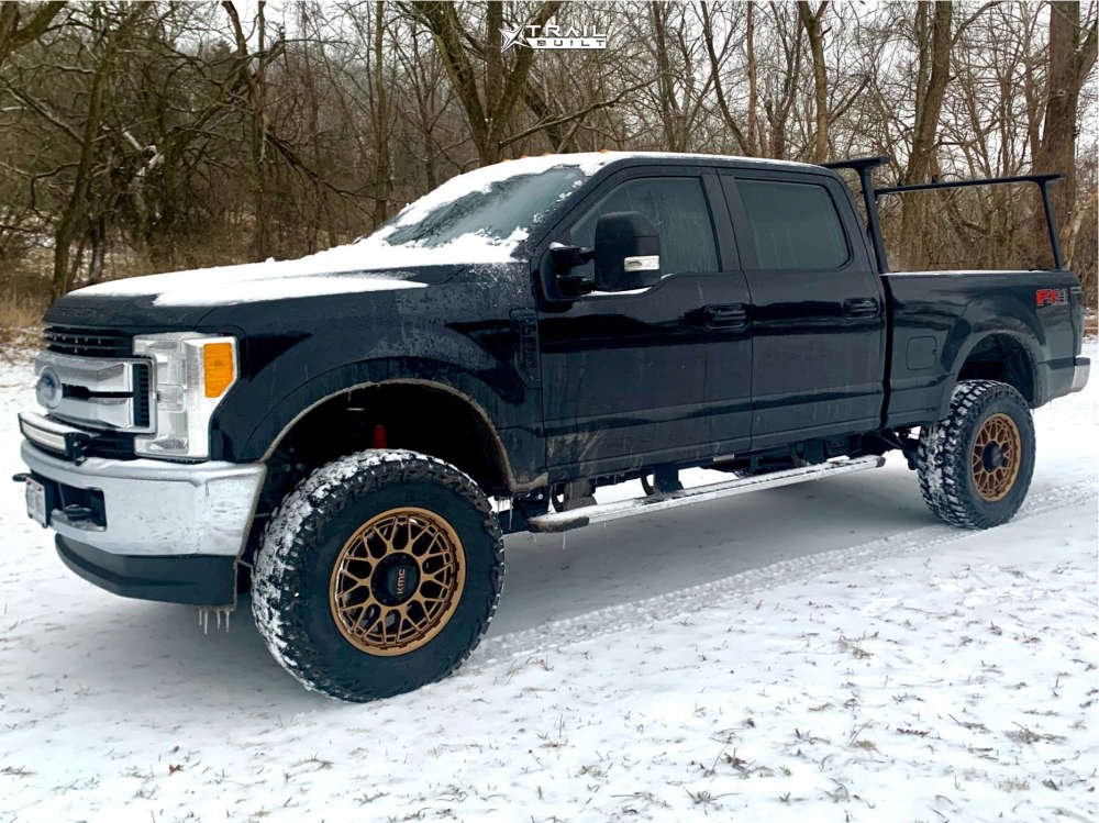 2017 Ford F-250 Super Duty Wheel Offset Slightly Aggressive Suspension ...