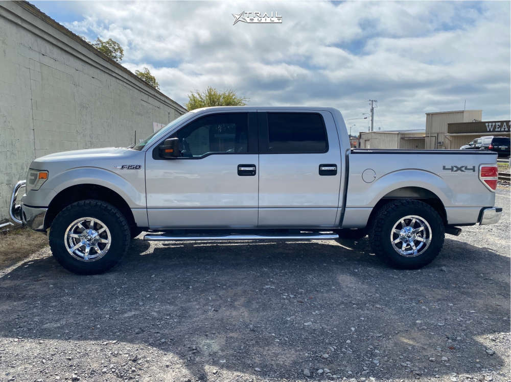 2014 Ford F-150 Wheel Offset Aggressive > 1" Outside Fender Leveling Kit | 2123932 | TrailBuilt ...