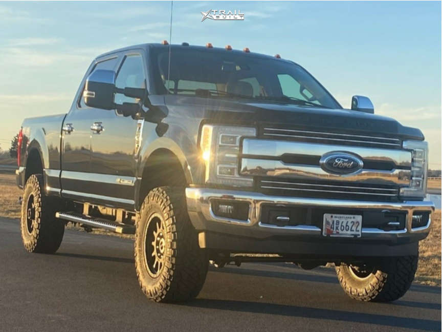 2017 Ford F-350 Super Duty Wheel Offset Nearly Flush Leveling Kit ...