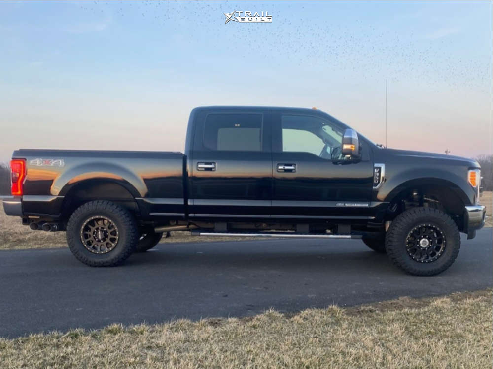 2017 Ford F-350 Super Duty Wheel Offset Nearly Flush Leveling Kit ...