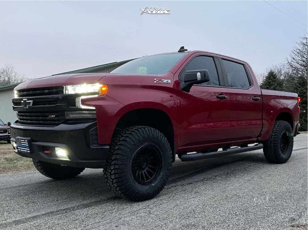 2019 Chevrolet Silverado 1500 Wheel Offset Aggressive > 1" Outside ...