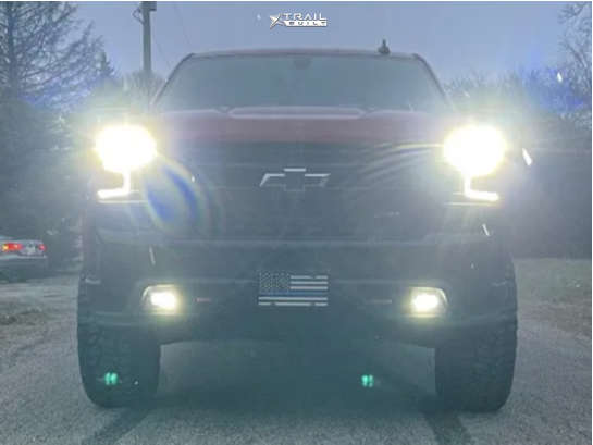 2019 Chevrolet Silverado 1500 Wheel Offset Aggressive > 1" Outside ...