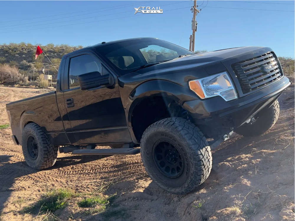 2014 Ford F-150 Wheel Offset Super Aggressive 3"-5" Leveling Kit | 2134976 | TrailBuilt Off-Road
