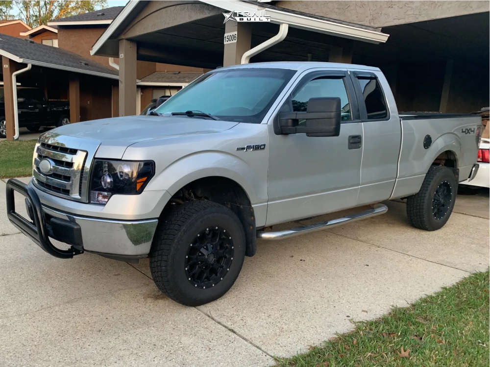 2009 Ford F-150 Wheel Offset Aggressive > 1" Outside Fender Leveling ...