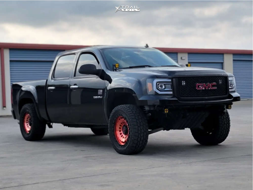 2011 GMC Sierra 1500 Wheel Offset Aggressive > 1" Outside Fender ...