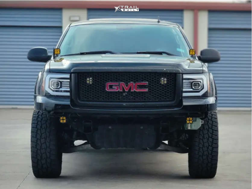 2011 GMC Sierra 1500 Wheel Offset Aggressive > 1" Outside Fender ...