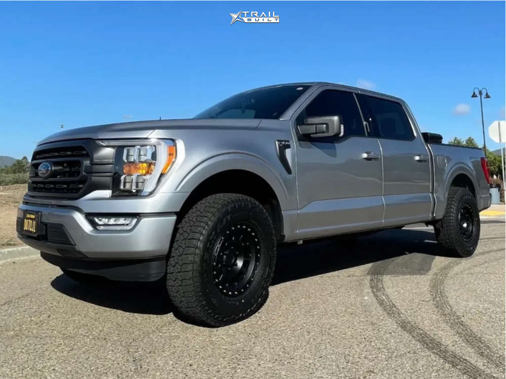 2021 Ford F-150 Wheel Offset Aggressive > 1" Outside Fender Leveling ...