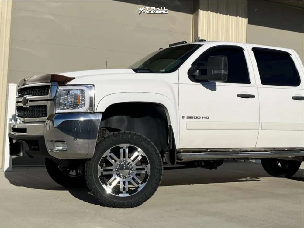 2008 Chevrolet Silverado 2500 HD Wheel Offset Slightly Aggressive ...