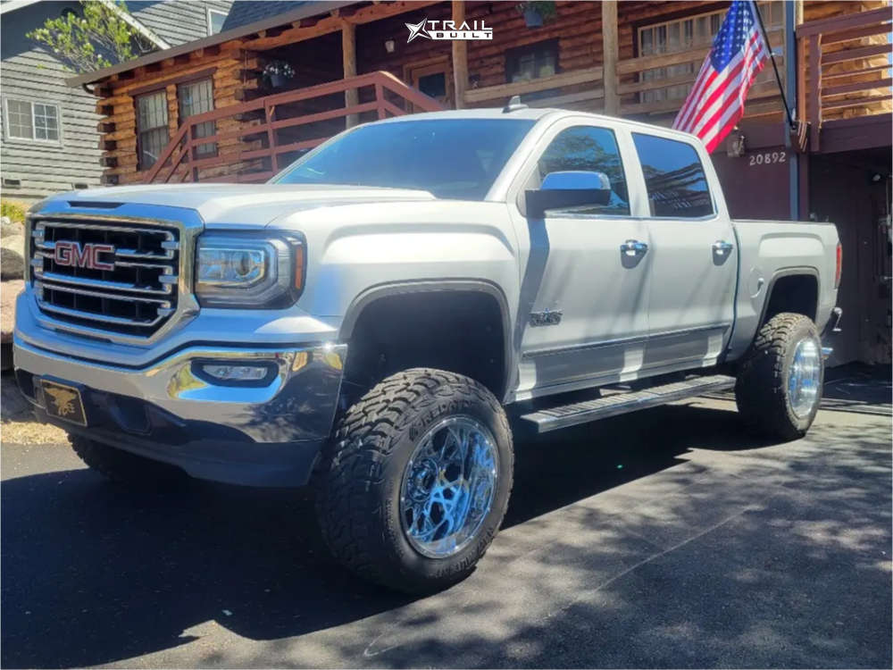 2018 GMC Sierra 1500 Wheel Offset Aggressive > 1" Outside Fender ...