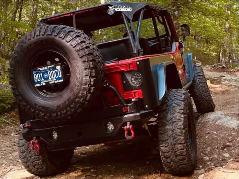 1997 Jeep TJ Wheel Offset Aggressive > 1" Outside Fender Suspension ...