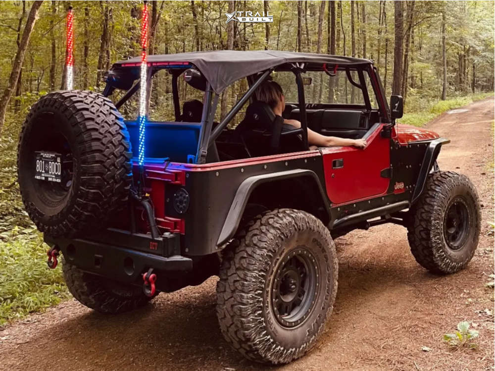 1997 Jeep TJ Wheel Offset Aggressive > 1" Outside Fender Suspension ...