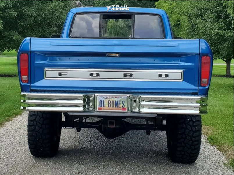 1977 Ford F-250 Wheel Offset Aggressive > 1" Outside Fender Suspension ...