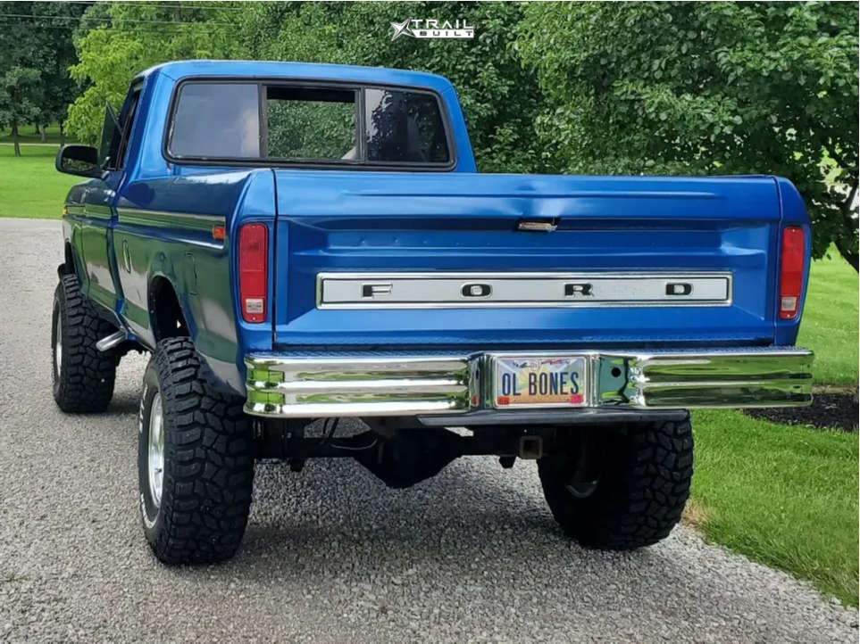 1977 Ford F-250 Wheel Offset Aggressive > 1" Outside Fender Suspension ...