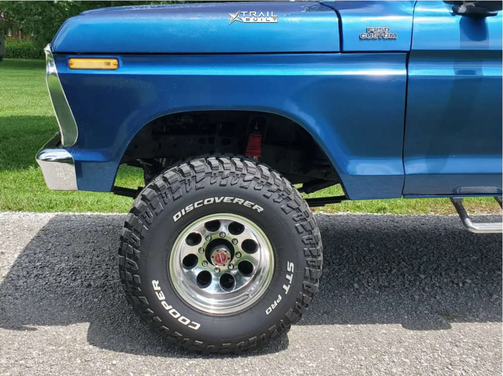 1977 Ford F-250 Wheel Offset Aggressive > 1" Outside Fender Suspension ...