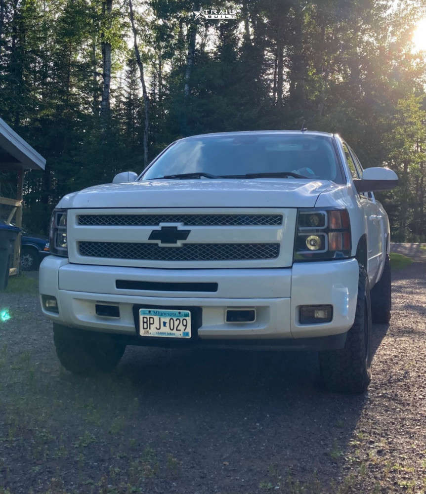 2011 Chevrolet Silverado 1500 Wheel Offset Slightly Aggressive Leveling ...