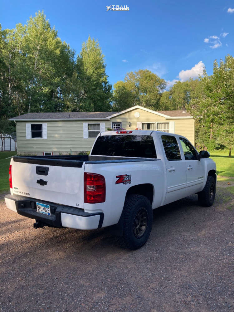 2011 Chevrolet Silverado 1500 Wheel Offset Slightly Aggressive Leveling ...