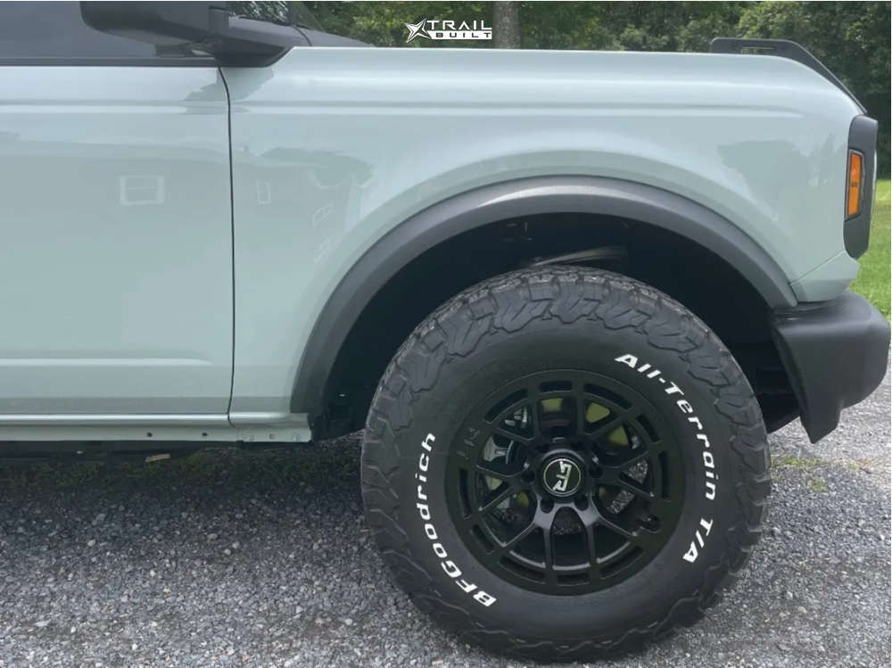 2022 Ford Bronco Wheel Offset Aggressive > 1" Outside Fender Stock ...
