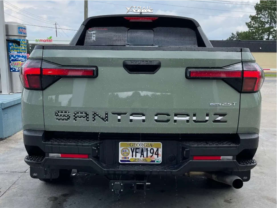 2022 Hyundai Santa Cruz Wheel Offset Slightly Aggressive Stock ...