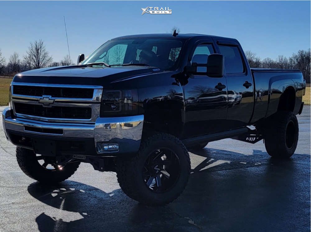 2008 Chevrolet Silverado 3500 HD Wheel Offset Aggressive > 1" Outside ...