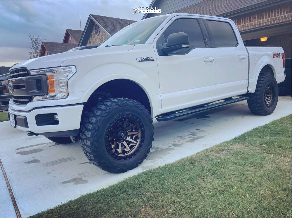 2019 Ford F-150 Wheel Offset Super Aggressive 3"-5" Suspension Lift 4 ...