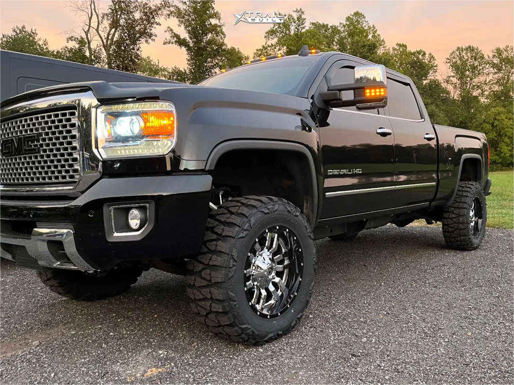 2015 GMC Sierra 2500 HD Wheel Offset Aggressive > 1" Outside Fender ...