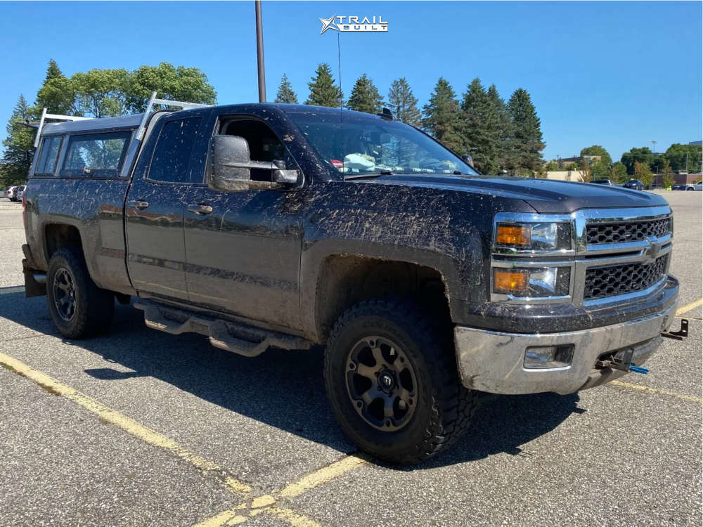 2015 Chevrolet Silverado 1500 Wheel Offset Nearly Flush Suspension Lift ...