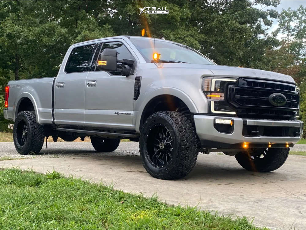 2021 Ford F-250 Super Duty Wheel Offset Aggressive > 1" Outside Fender ...