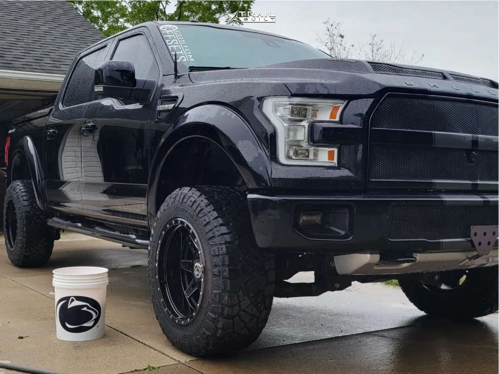 2016 Ford F-150 Wheel Offset Super Aggressive 3"-5" Suspension Lift 4.5 ...