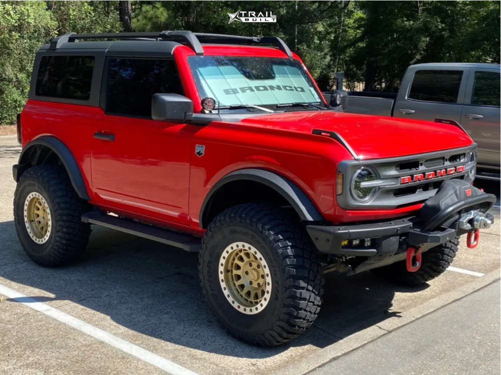 2021 Ford Bronco Wheel Offset Aggressive > 1" Outside Fender Suspension ...