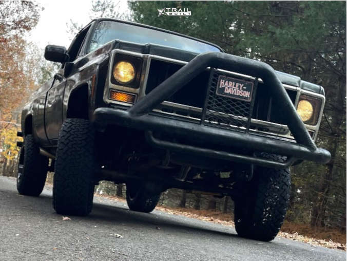 1979 GMC K1500 Wheel Offset Aggressive > 1" Outside Fender Suspension ...