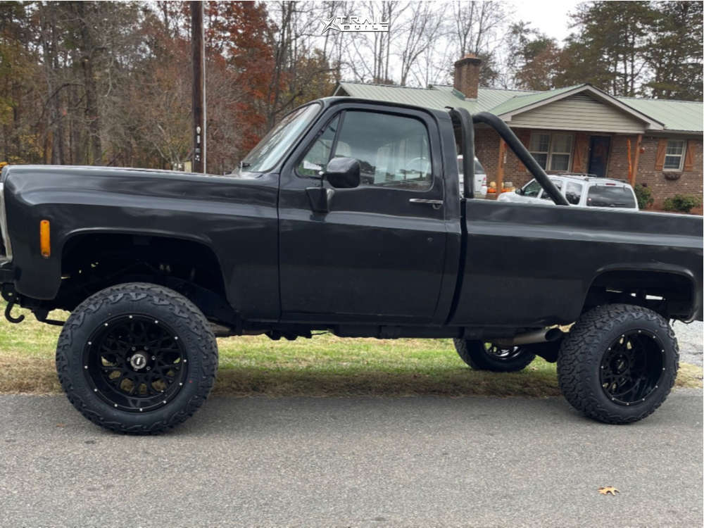 1979 GMC K1500 Wheel Offset Aggressive > 1" Outside Fender Suspension ...