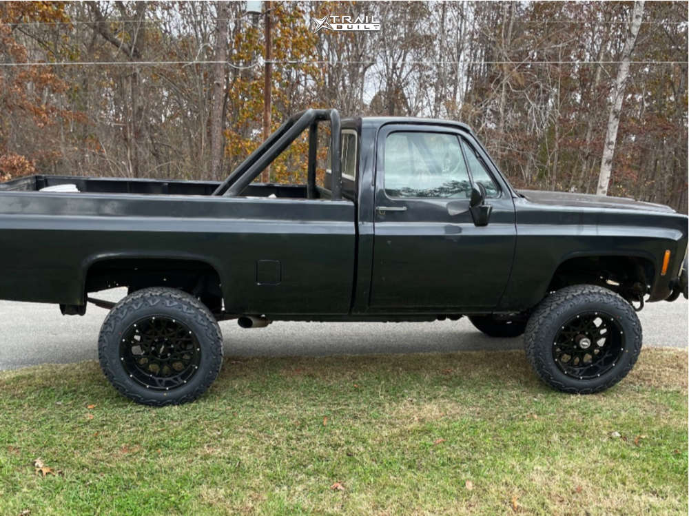 1979 GMC K1500 Wheel Offset Aggressive > 1" Outside Fender Suspension ...